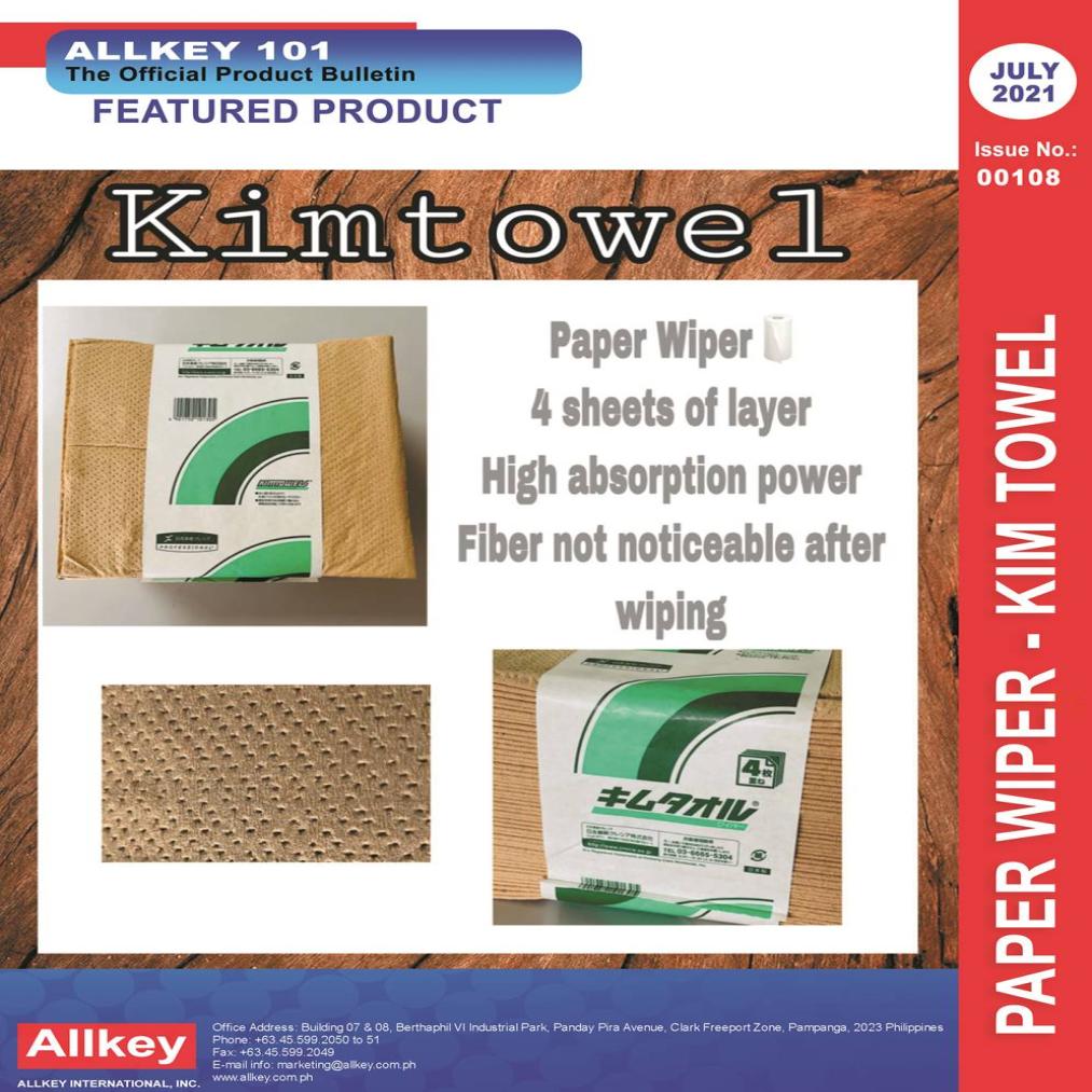 PAPER WIPER - KIM TOWEL | Allkey International, Inc.